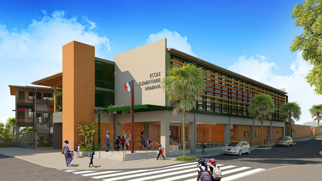 Groupe scolaire Hamaha de Mamoudzou (976 Mayotte) - OTEIS