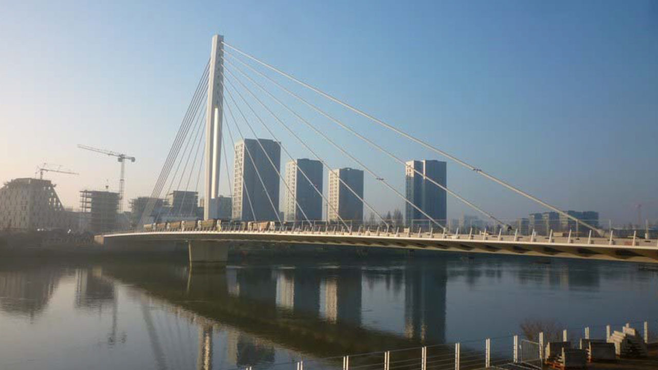 Pont Éric-Tabarly - Franchissement du Bras de la Madeleine (44) - OTEIS